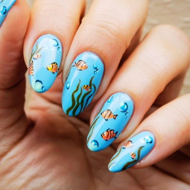 17 Aquamarine Beach Nails: Ocean-Inspired Designs for a Dreamy Look