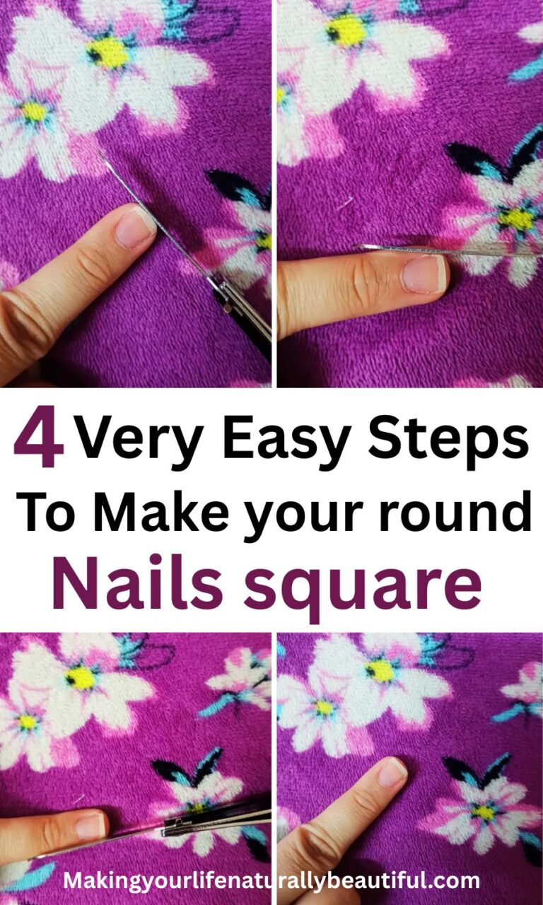 How To Change Round Nail Shape to Square in 4 Easy Steps