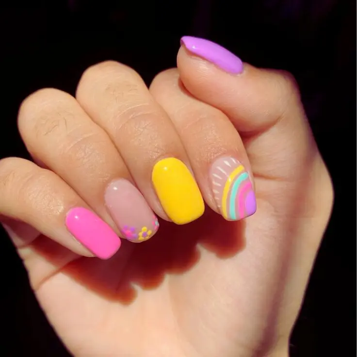 22 Nail Art Designs to Make with Toothpicks That are cute and easy