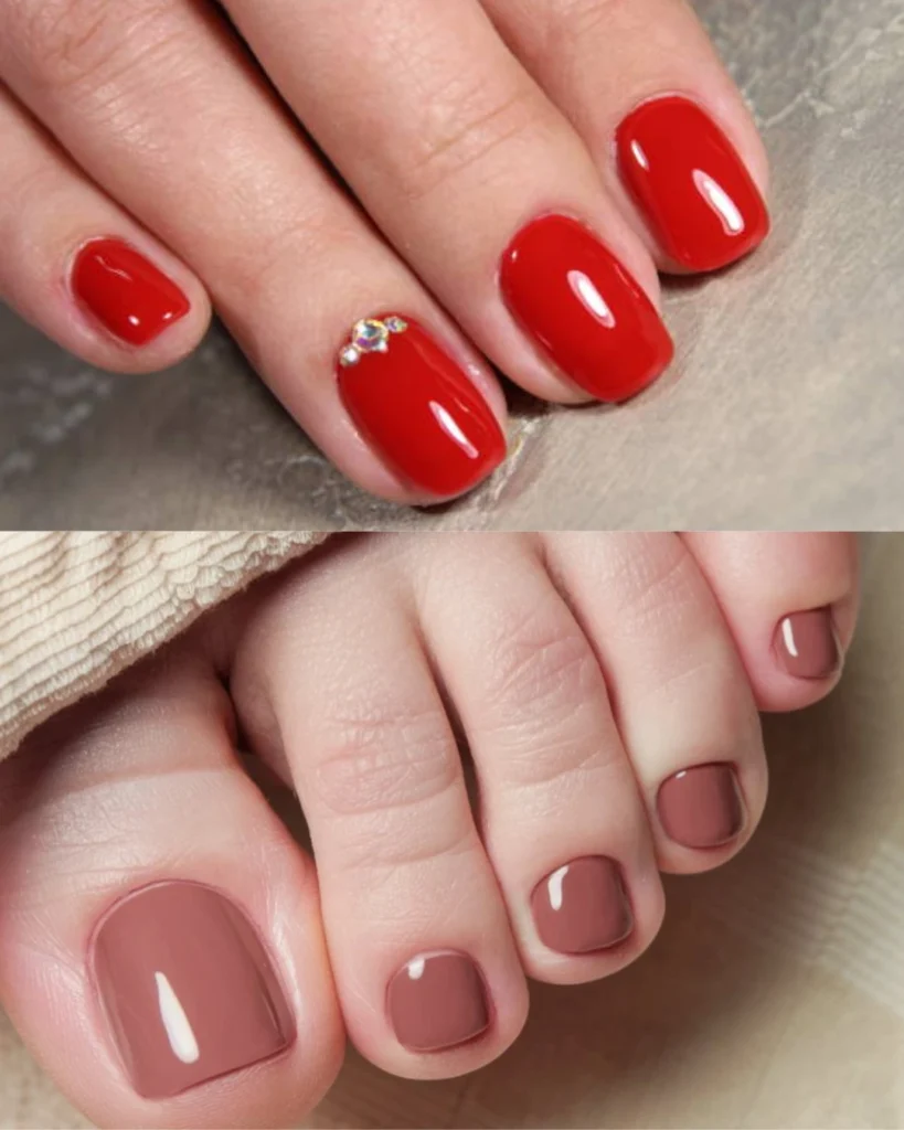 12 Fall-Inspired Mani Pedi Combos to Match Your Autumn Vibes