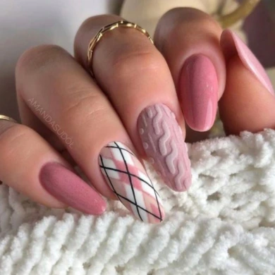 30 Sweater Nail Art Designs That Are Snuggle Worthy
