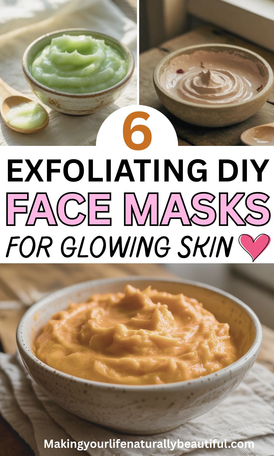 6 Homemade Exfoliating Face Masks for Glowing Skin (No Harsh Scrubs)